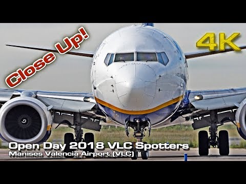 Valencia Airport Open Day 2018 [4K] Full session!