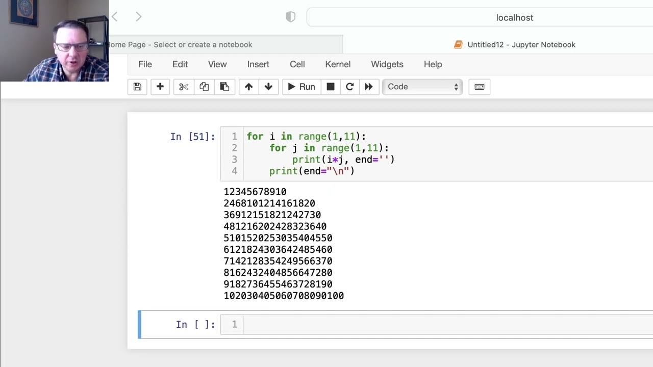 Multiplication Tables in Python
