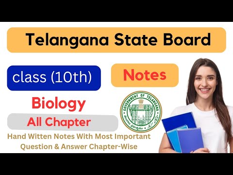 10th Class All Chapters of Biology Notes & Important questions for Telangana State Board (Ts scert)