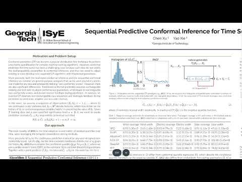 ICML AI - Sequential Conformal Inference for Time Series (10/15)