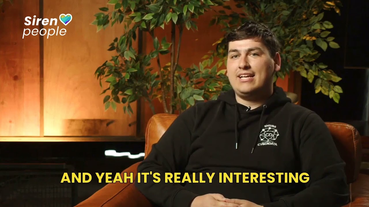 Jean Baptiste, Federate Intern on Siren’s Core Value of Innovation 💙💜💛