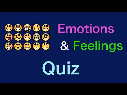 Emotions And Feelings Quiz - Synonym Words About Feelings and Emotions