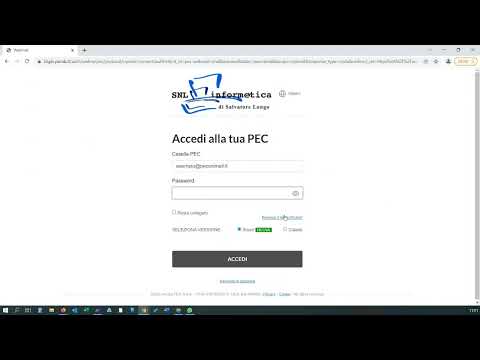 Come accedere alla casella Pec con dominio pecsnlmail.it