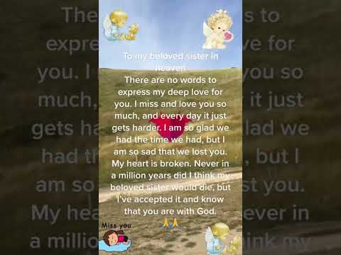 Goodbye sister in heaven #goodbye #sister #heaven #shortsyoutube #shortsvideo