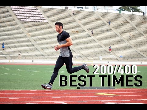 How to Calculate Your Best 200m and 400m Times