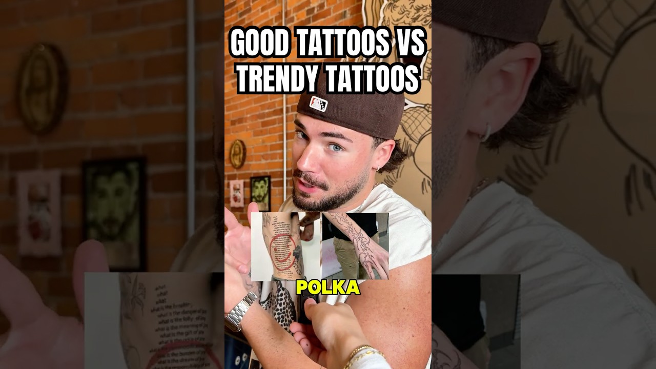 Good tattoos vs trendy tattoos😈 #tattoo #tattoos #tattooartist #tattooart #tattoodesign
