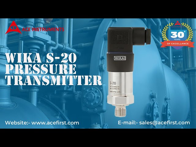 Pressure Transmitters and Switch - Wika S20 Pressure Transmitter ...