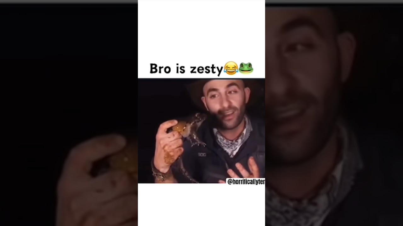 Zesty Frog😂😂😂#frog #frogs #memes #funny #zesty