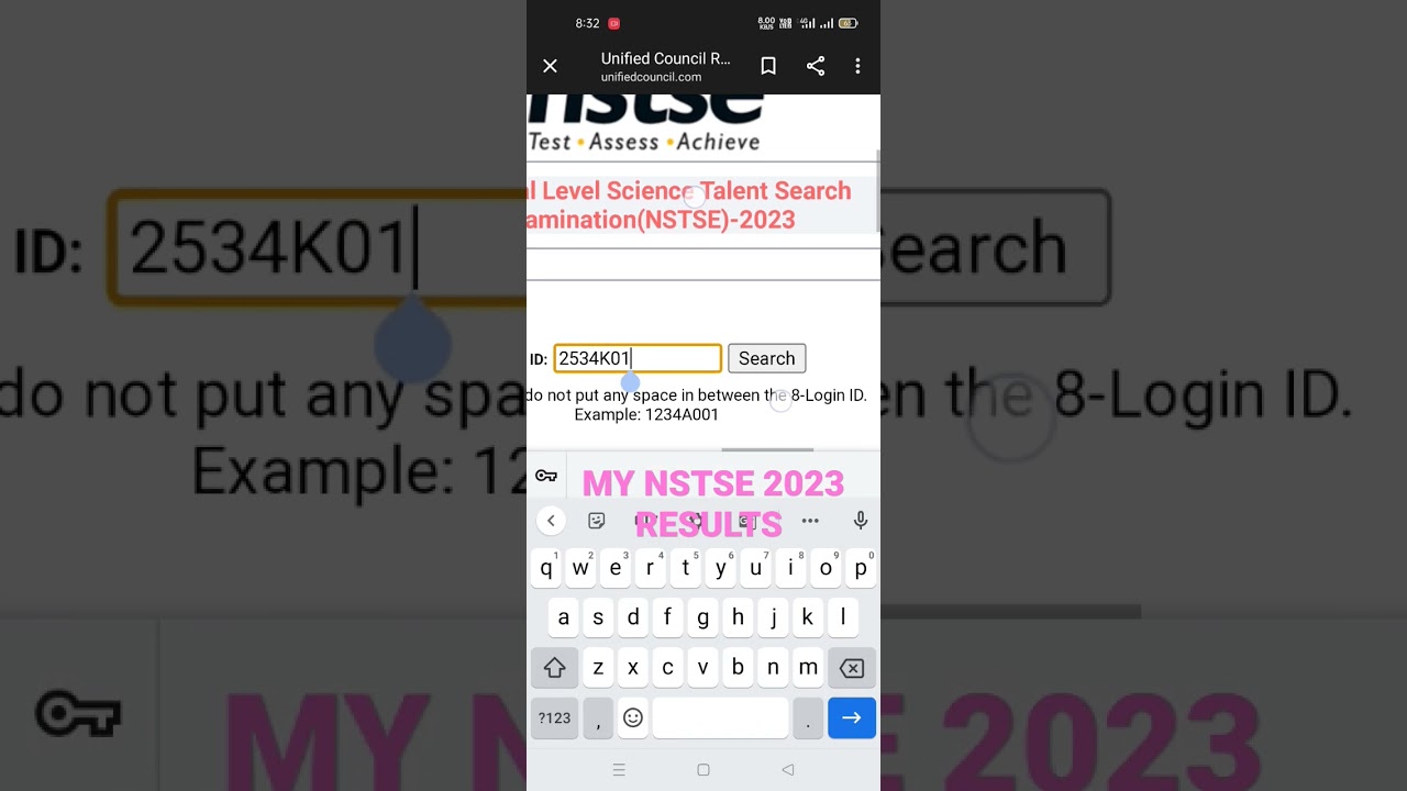 MY NSTSE RESULT 🎉🎉 #shortvideo #gagan #trending #viralvideo