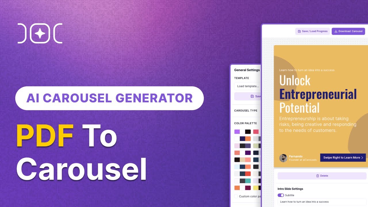 PDF-To-Carousel: Create a Carousel from a PDF
