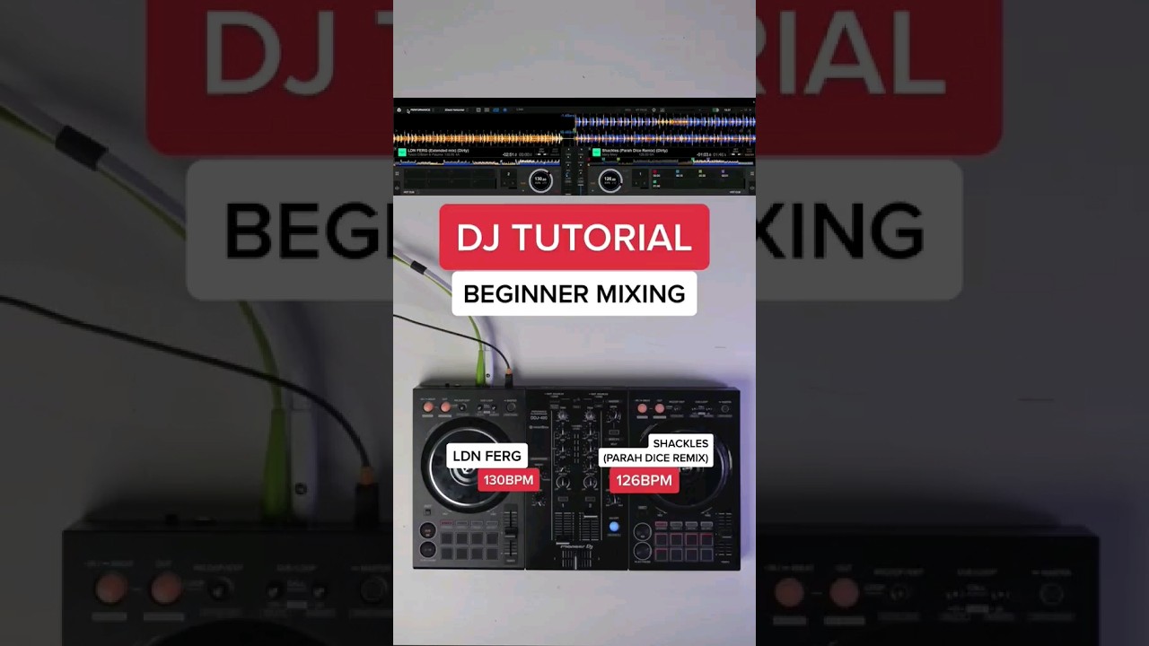 DJ Tutorial For Beginner: Mixing 🎚🎛 #djing #djtutorial #dj #howtodj #djskills #beginners