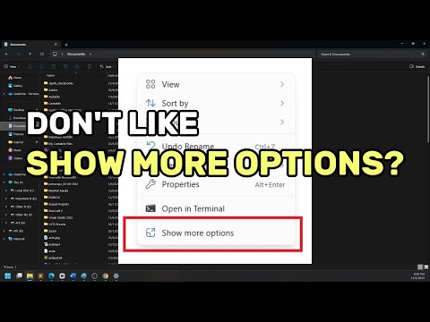 Disable “Show More Options” Context Menu on Windows 11 (no Admin) + Bonus Tips