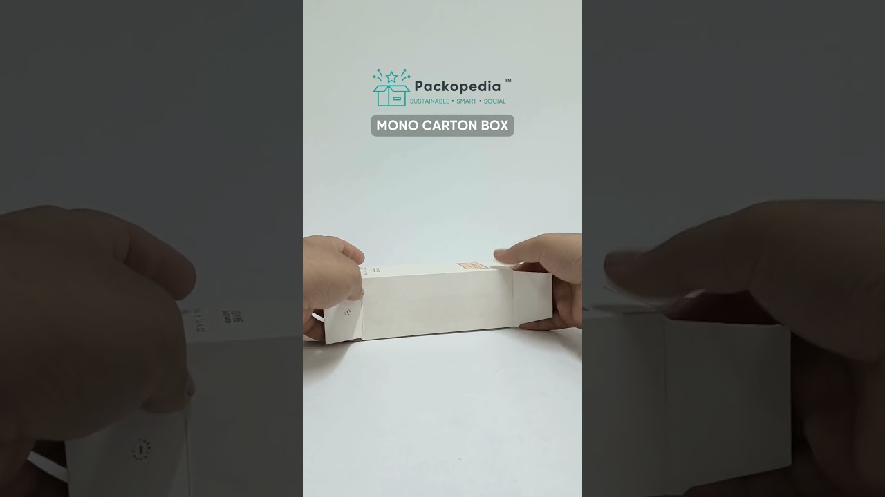 Mono Carton Box #perfume #box #sustainablepackaging #innovativepackaging #ecofriendly #packaging
