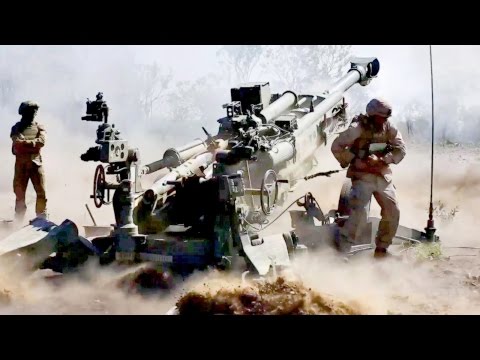 The Ground-Shaking Power of the M777A2 Howitzer