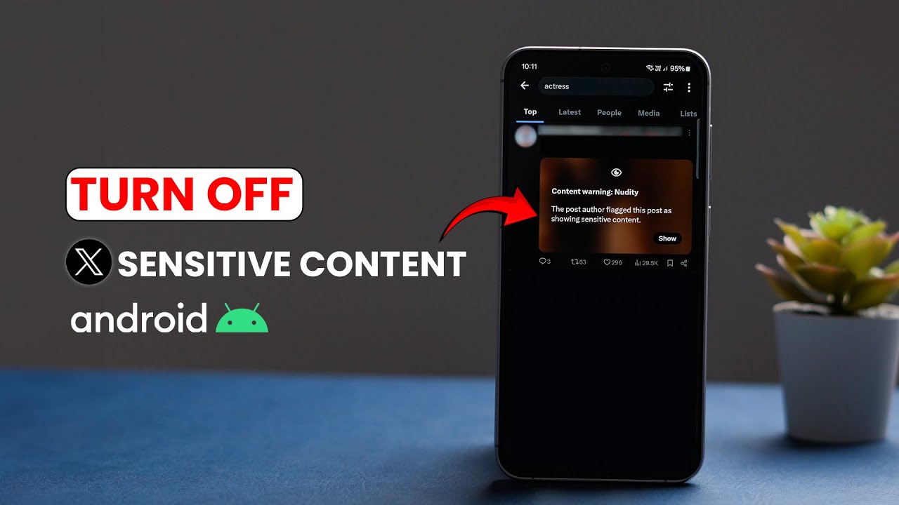 How to Turn off X (Twitter) Sensitive Content on Android?