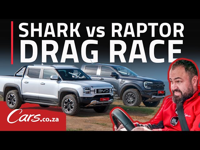 Ranger Raptor vs BYD Shark: Dirt-track Drag Race