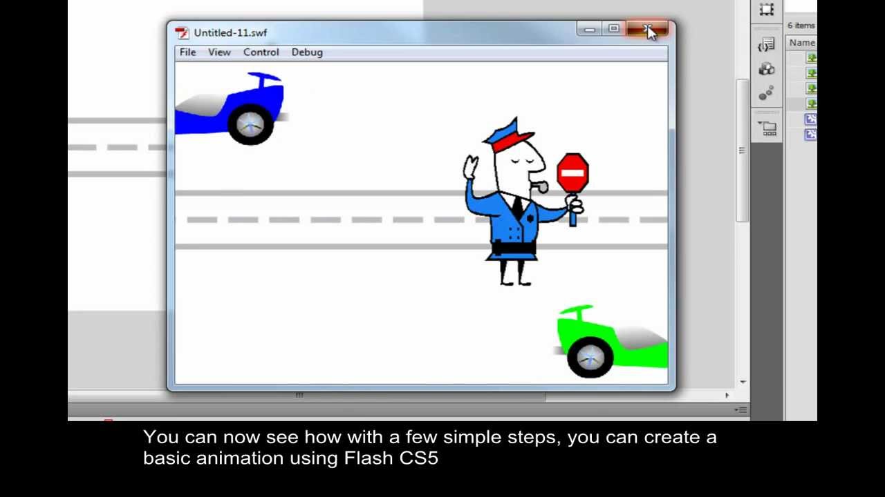 Create a  Basic Animation with Flash CS5
