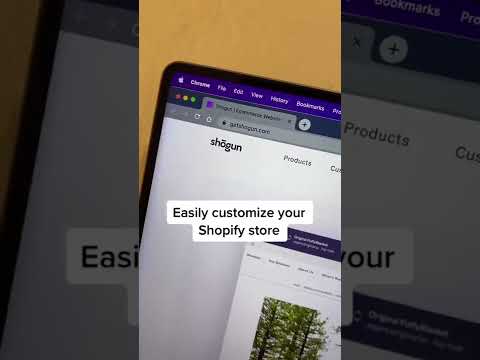How to customize your Shopify store #onlinebusinesstips #shopifytips #businesstips #smallbusinessti