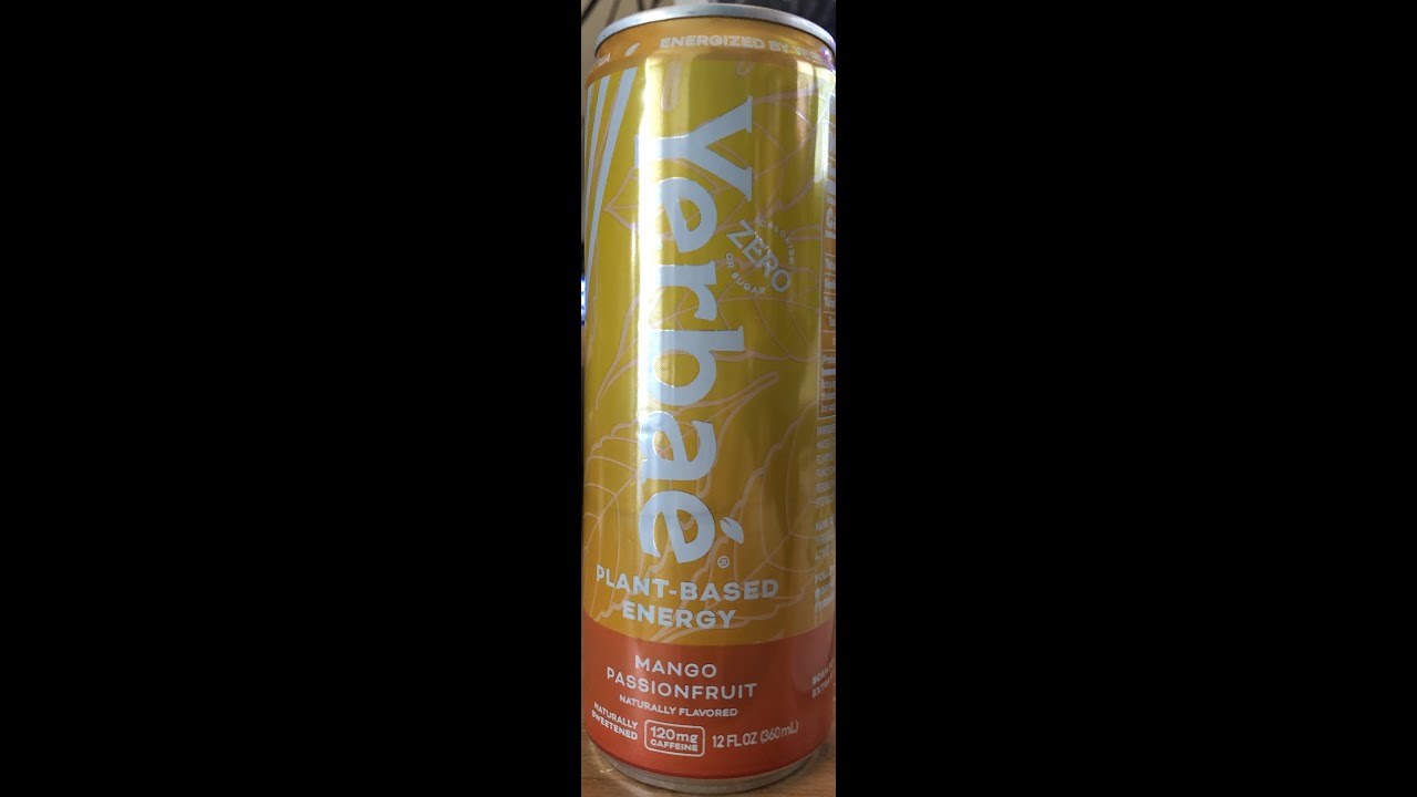 Yerbae Zero-Sugar Mango Passionfruit Plant-Based Energy Drink Review