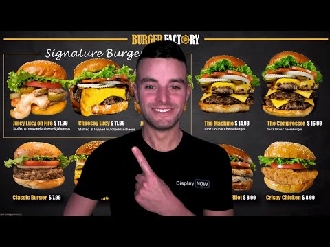 Let High Quality Images Do The Work Of Selling Specials With Canva & Display NOW Digital Signage