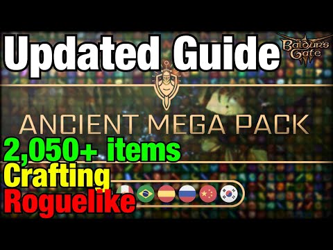 Ancient Mega Pack + REL (random loot) for Baldur's Gate 3 - mod.io