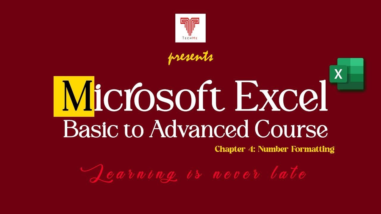Module 1: Chapter 4-Number Formatting
