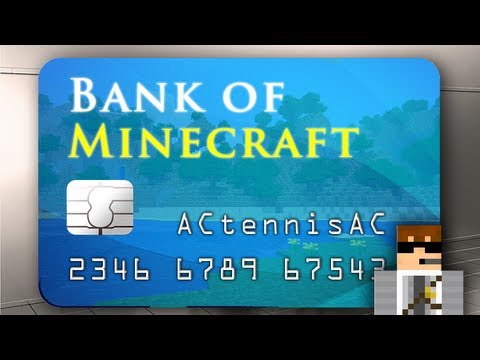 Minecraft Bank with working PIN CARD 1.5 Minecraft Project