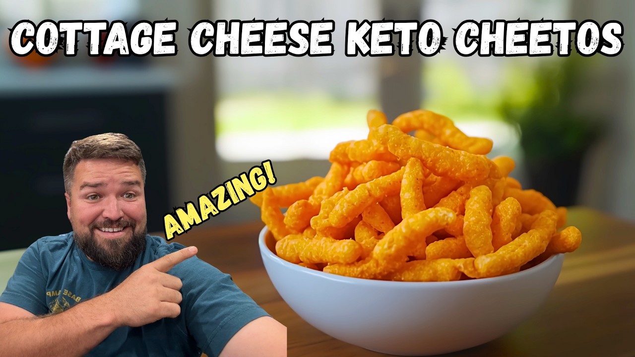 Cottage Cheese Keto Cheetos! Easy Cheese Puff Recipe  LOW CARB Delicious!