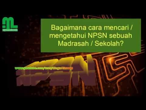 2 Cara Cari - Mengetahui NPSN Sekolah dan Madrasah