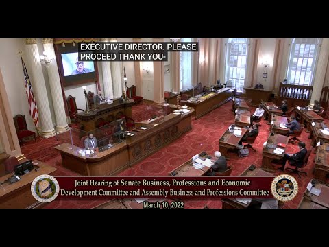 2022 CCIDC (California Council of Interior Design Certification) Sunset Review Hearing