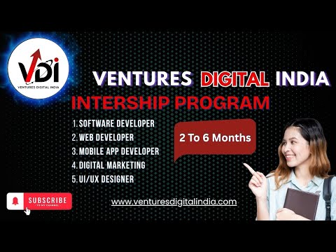 Internships for Freshers in Pune | Apply at Ventures Digital India