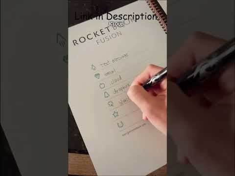 Rocketbook Fusion Smart Reusable Notebook - Calendar, To-Do Lists, and Note Template #shorts