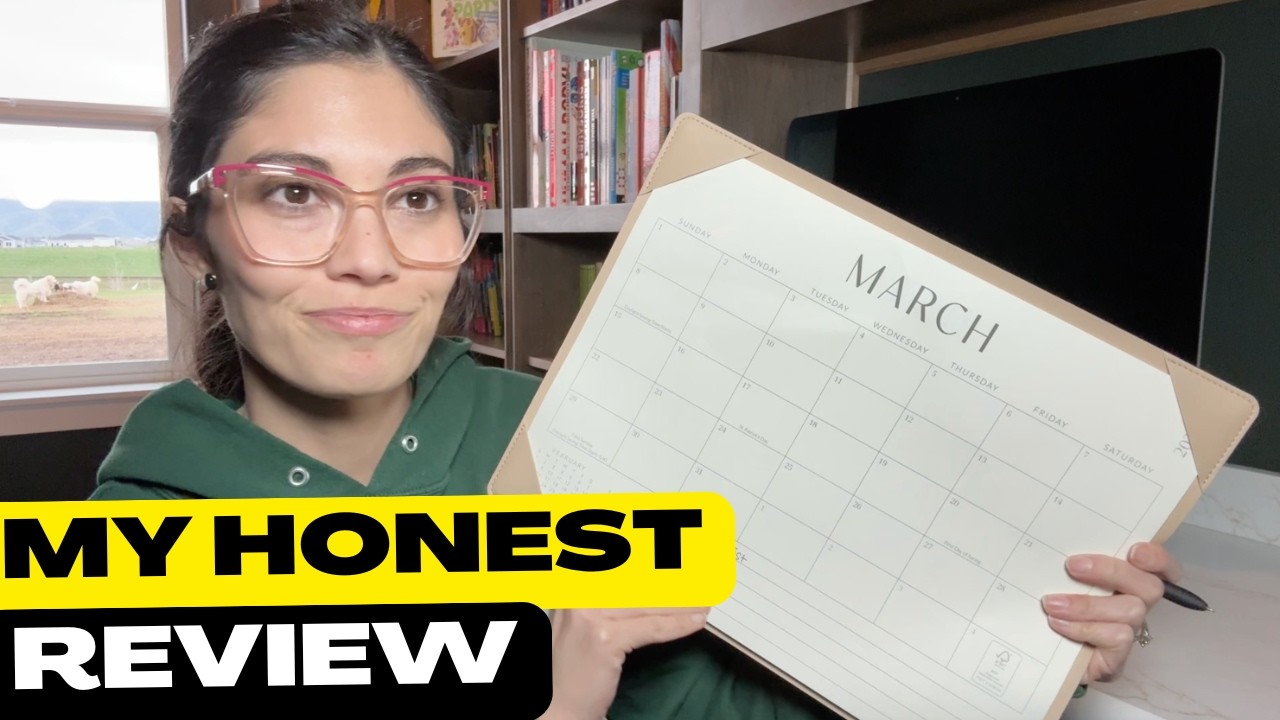 Jotsome Desk Calendar 2026-2027 with Desktop Mat, Desk Pad Calendar From Now to June 2027 Overview