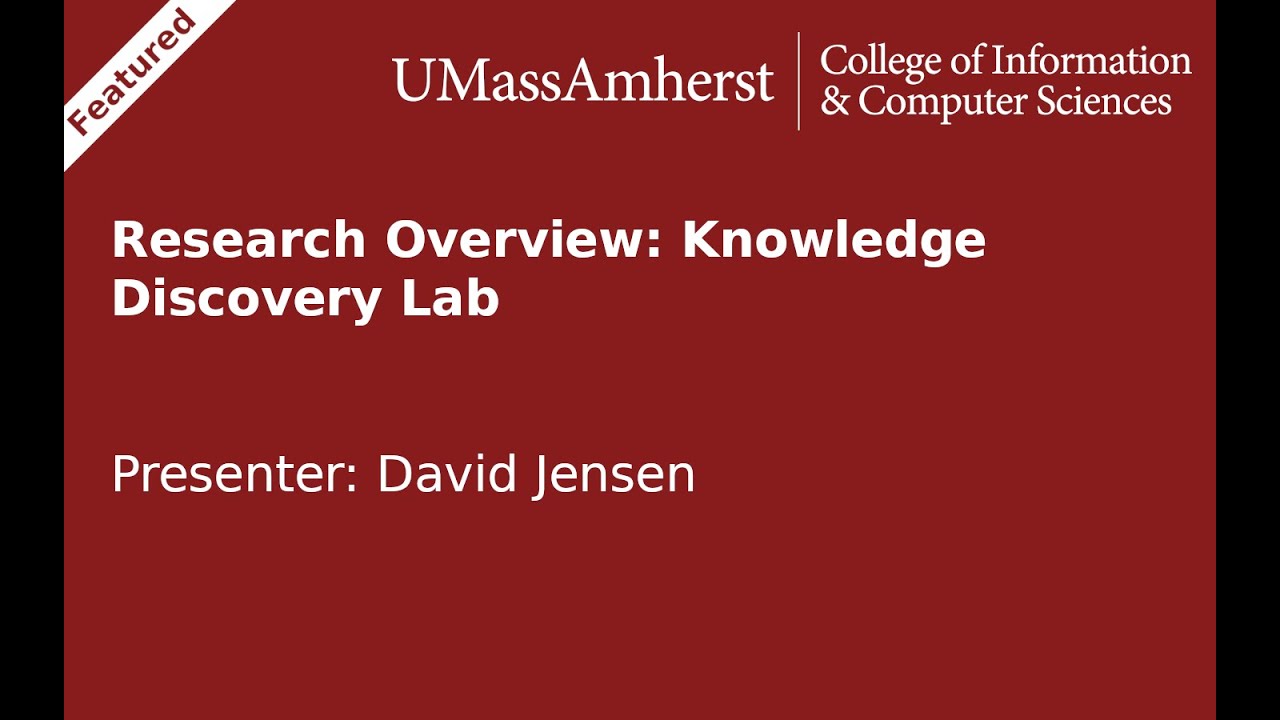 Knowledge Discovery Lab Overview