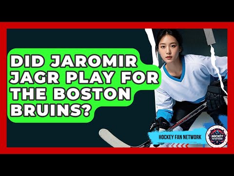 Did Jaromir Jagr Play For The Boston Bruins? - Hockey Fan Network