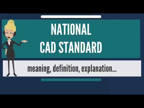 What is NATIONAL CAD STANDARD What does NATIONAL CAD STANDARD mean