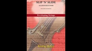 Slip and Slide: String Orchestra Conductor Score & Parts: Allison ...