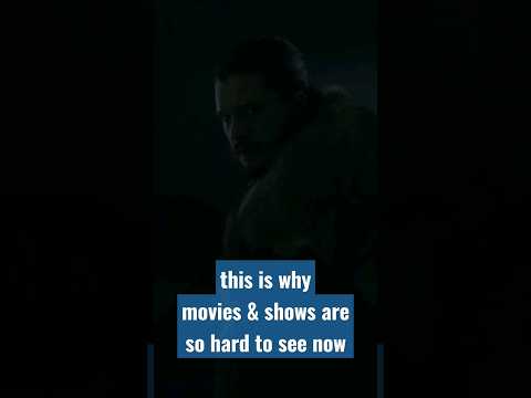The Secret Truth About Why Movies & TV Are *So* Dark Visually Now