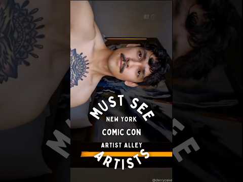 MUST SEE NEW YORK COMIC CON ARTISTS! 🏙️✨ NEW YORK COMIC CON 2024 ARTIST ALLEY TOUR #nycc2024 #nycc