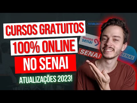 CURSOS ONLINE GRATUITOS NO SENAI ATUALIZADO 2023 (Guia Completo)