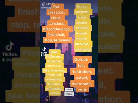 English Synonyms for Students
