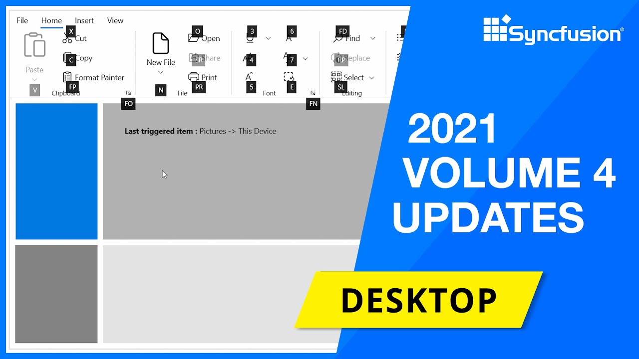Syncfusion Desktop Updates—2021 Volume 4