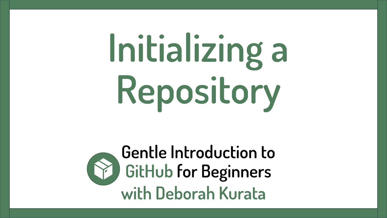 Initializing a Repository (Clip 5): Gentle Introduction to Git and GitHub