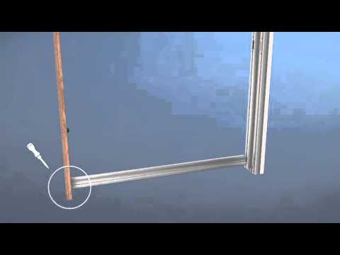Skjutdörr Swedoor Stable GW Infälld BxH 825X1940 mm- 002440