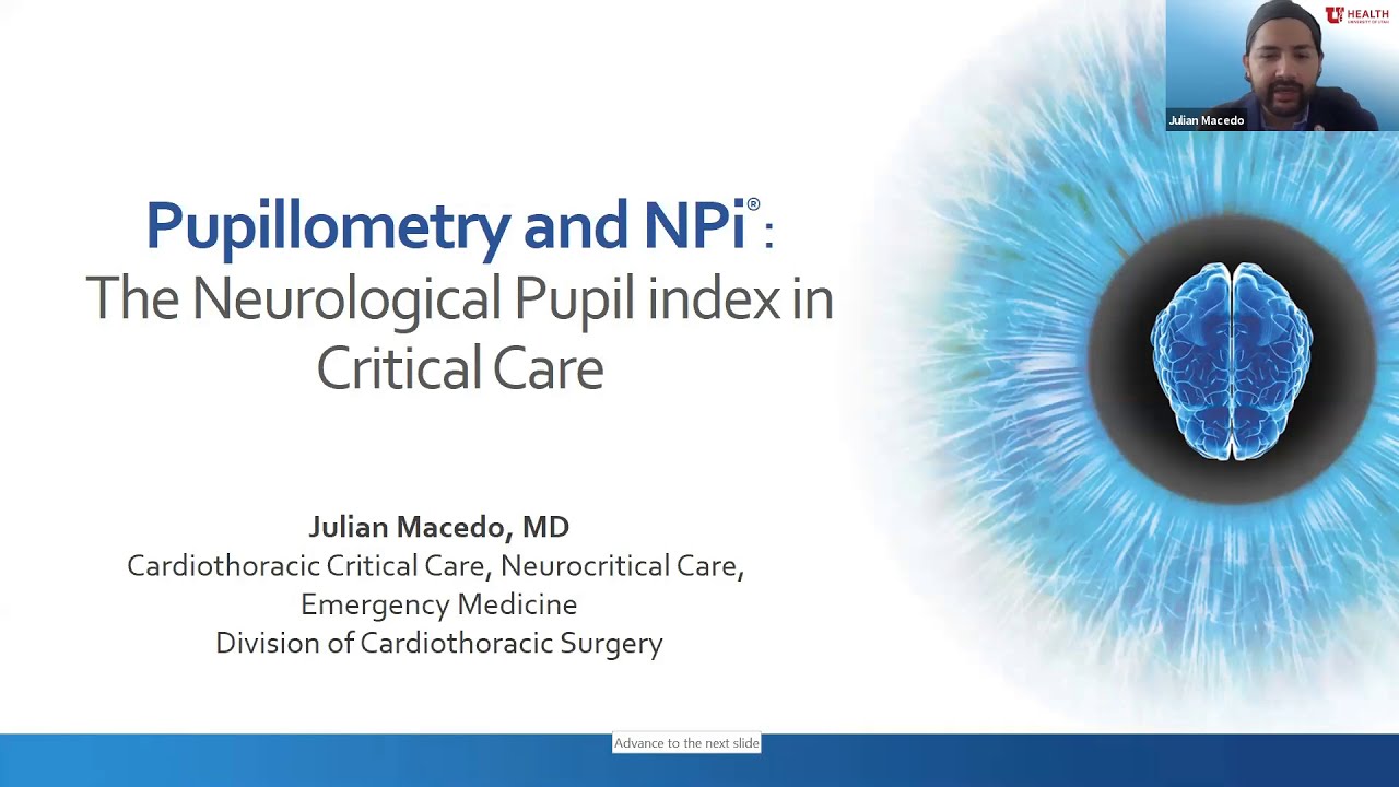 Pupillometry and NPi: The Neurological Pupil index in Critical Care Medicine