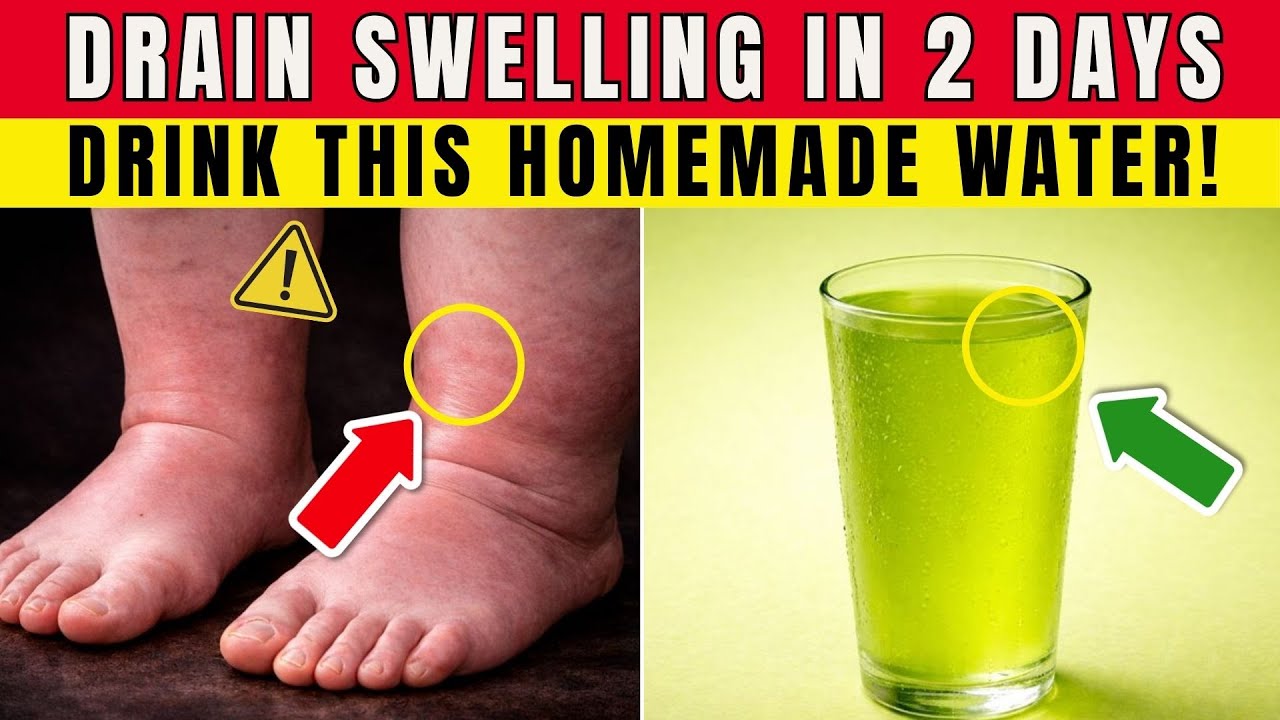 Swollen Ankles  After 60? This Kitchen Drink Works in 48 Hours | Senior Health Tips