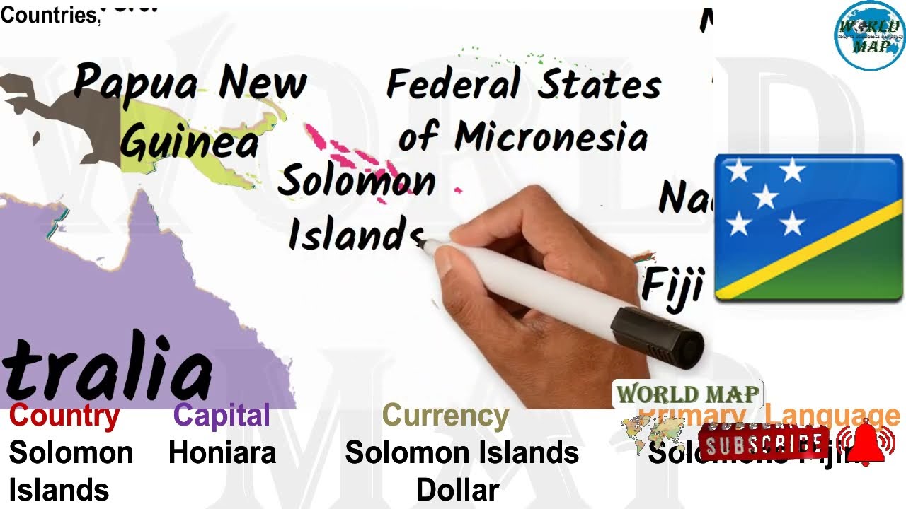 Australia/Oceania Continent: Countries, Capitals Languages & Flags, Australia Map, Oceania Map 2026