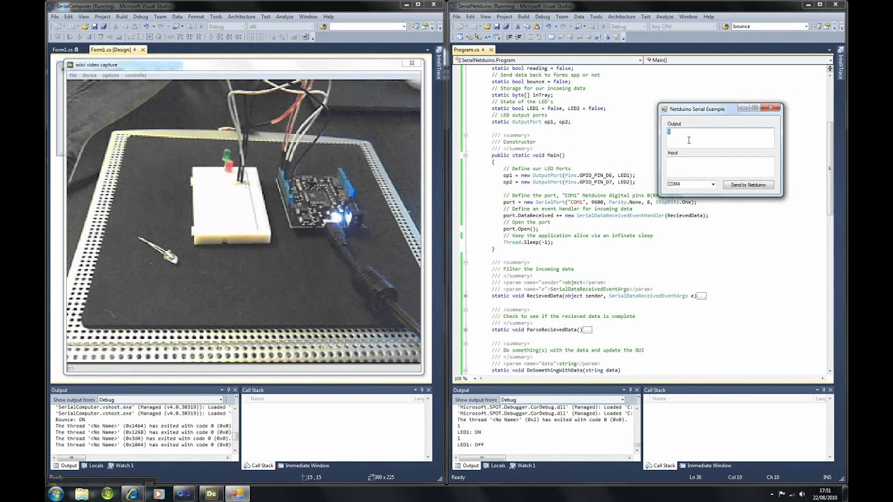 Netduino Serial Communication