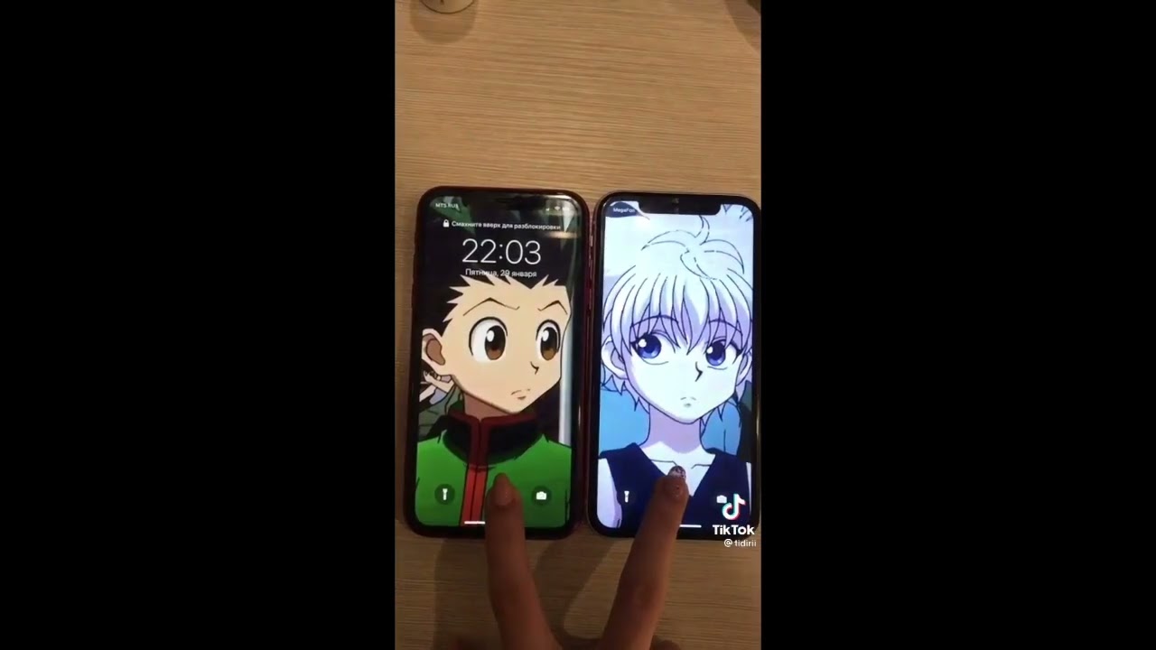 Hunter X Hunter Gon and Killua live wallpaper #hunterxhunter #anime #shorts