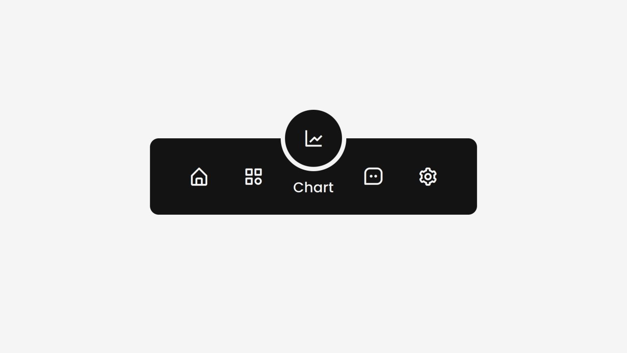 Mobile Navigation Menu With Label | HTML CSS Javascript